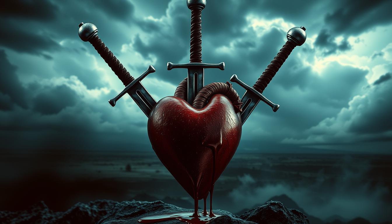 Three of Swords Tarot Heartbreak: Transforming Pain This Piercing Card ...
